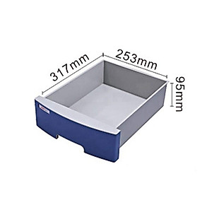 Flat File Cabinet, Large 3-Layer Drawer Storage Organization, with Lock/Blank Label，Suitable for Office Supplies