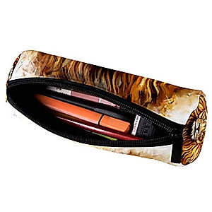 King Lion Aslan Pencil Bag Pen Case Stationary Case Pencil Pouch Desk Organizer Makeup Cosmetic Bag for School Office