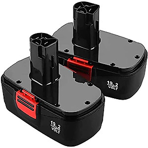 3.6Ah Replacement Battery Compatible with Craftsman 19.2 Volt Battery C3 DieHard 130279005 130279003 130279017 315.113753 315.115410 315.11485 1323517 11375 11376 Cordless Power Tools 2 Packs