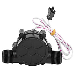 Kadimendium 3 Phase Hydro Generator AC 0-20V Multipurpose Water Turbine Generator Brushless Waterproof Water Flow Generator for Shower Head