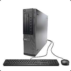 Dell Optiplex 7010 Desktop PC, 3.2 GHz Intel Core i5-3470, 8 GB RAM, 500 GB HDD, Keyboard & Mouse, Wi-Fi, 17" Monitor, DVD-RW, Windows 10, (Renewed)