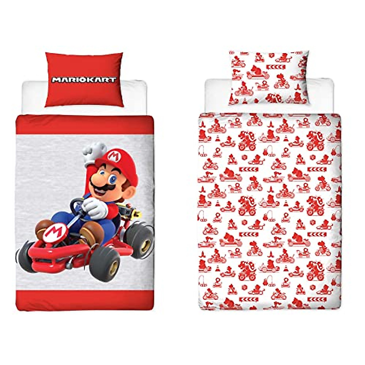 Nintendo Mario Closeup Single Duvet Cover Set
