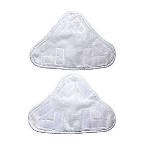 Aziliogcc 10 Pack Replacement Pads Compatible with H2O H20 Mop X5 Steam Steam Mop Pads Floor Steam Triangle Pads