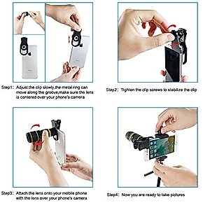 Cell Phone Camera Lens Kit, SEVENKA 18X Telephoto Lens with Remote Shutter, Tripod, Fisheye, Macro and Wide Angle Lens for iPhone 11 Pro Max X XS Max XR/8/7/6/6s Samsung Android Smartphone