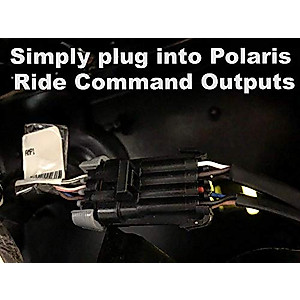 Polaris RZR Ride Command Add an Amplifier RCA Harness - No Remote Wire