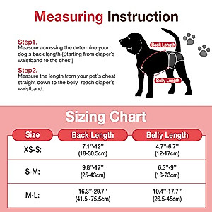 Pet Soft Dog Suspenders 2 Pieces Female Dog Diaper Suspenders for Dogs Diaper Keeper Suspender for Dog Skirt, Dog Dress (Brown & Red, M/L)