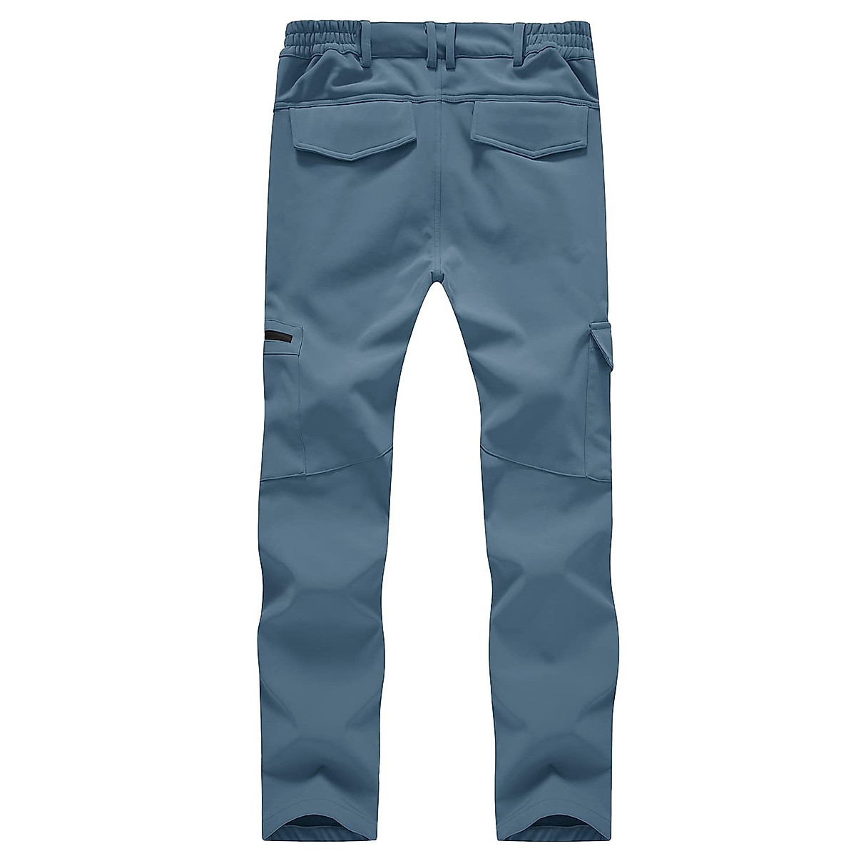 Gopune Women's Windproof Waterproof Sportswear Outdoor Hiking Fleece Pants (Grey Blue,L)