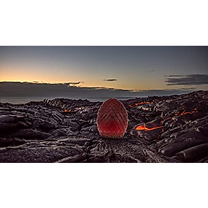 Department 56 Game of Thrones Drogon's Egg Keepsake Holder Trinket Box, 4.92 Inch, Red