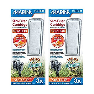 Marina Slim Filter Zeolite Plus Ceramic Cartridge - 6-Pack