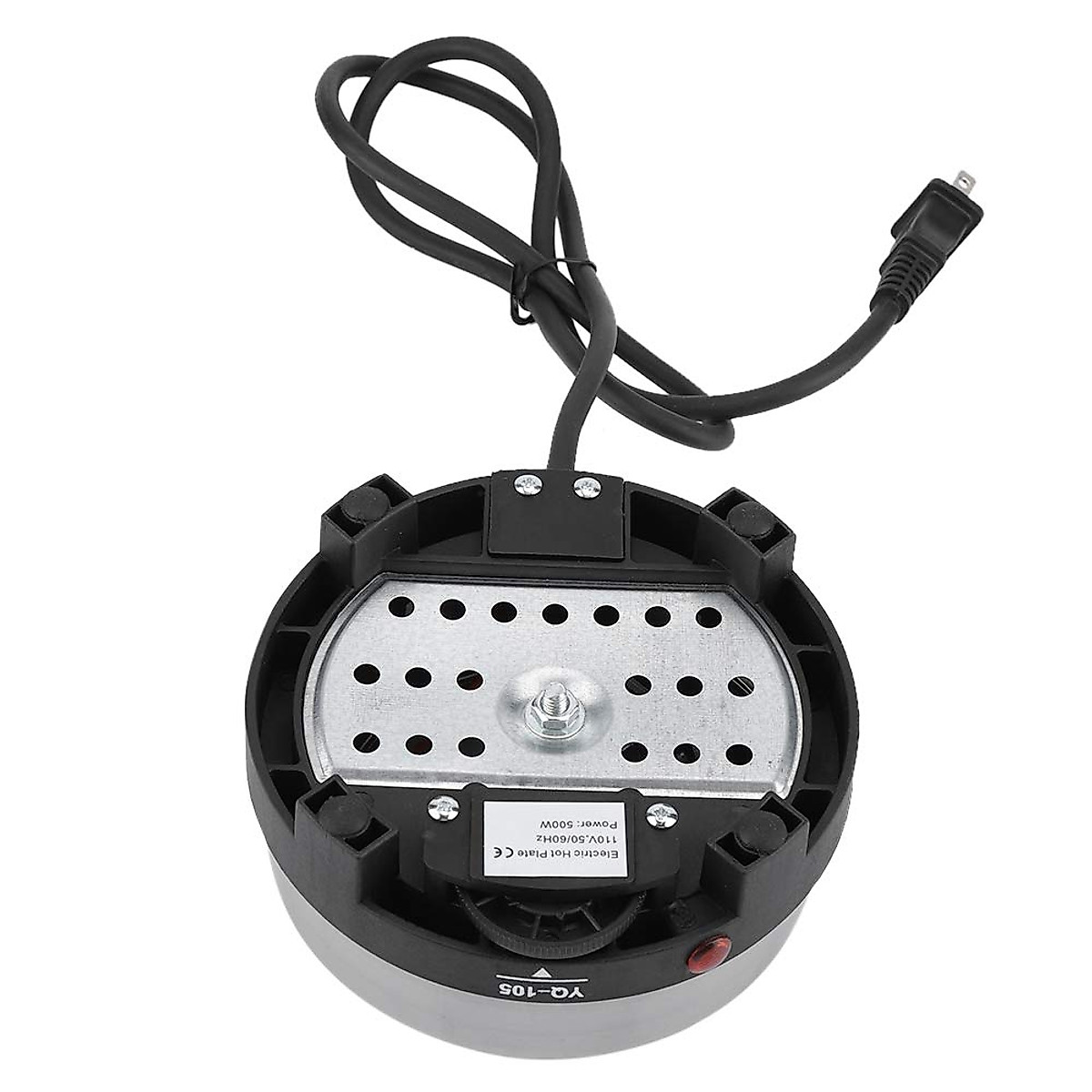 Electric Mini Stove Portable 500W Electric Mini Stove Hot Plate Multifunction Home Heater (US Plug 110V)