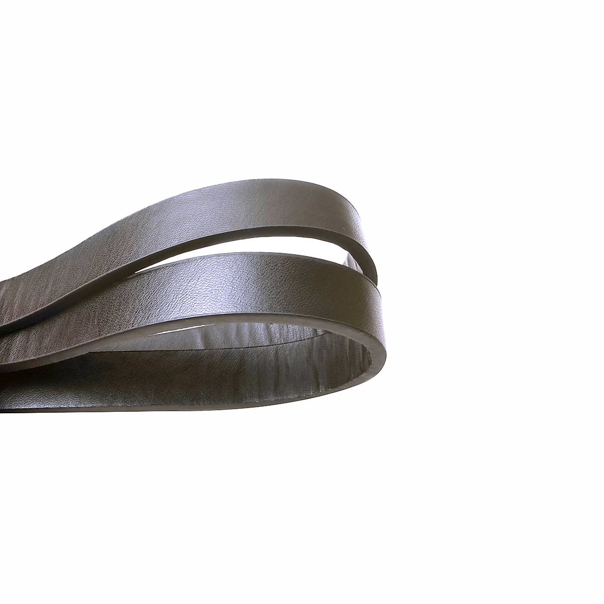 Wento Pair 24 inches Vinyl Leather Purses Straps with Big O Ring(1 1/4'' Inner Size) End,Vinyl Leather Bag Handles,Replacement Purse Straps,Handbag Bag Wallet Straps WT100 (Silver, Black)