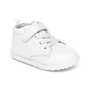 Carter's baby boys Charlie-p First Walker Shoe, White, 2.5 Infant US
