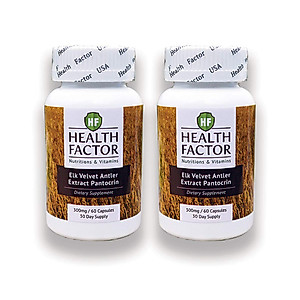 Health Factor USA Elk Velvet Nutrition Joint and Hip Mobility Enhancement Supplement for Dogs - 2 Month Supply