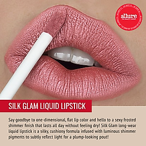 Runway Rogue ‘Call Sheet’ Light-Pink Silk Glam Long Wear Liquid Lipstick Bundle with ‘Camera Ready’ Matte Rose-Pink Designer Liner Lip Liner