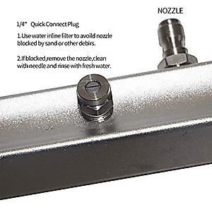 Hourleey Pressure Washer Undercarriage Cleaner, Undercarriage Water Broom with 13 Inch Extension Wand and 45-Degree Angled Wand, 4000 PSI