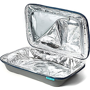 Arctic Zone Deluxe Hot/Cold Insulated Casserole and Food Carrier, Teal