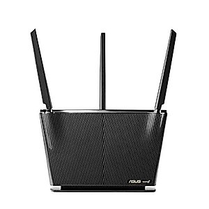 ASUS WiFi 6 Router (RT-AX68U) - Dual Band Gigabit Wireless Router, 3x3 Support, Gaming & Streaming, AiMesh Compatible, Included Lifetime Internet Security, Parental Control, MU-MIMO, OFDMA
