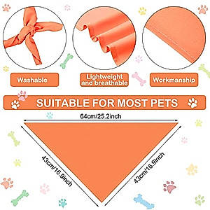 60 Pcs Dog Bandanas Bulk Heat Transfer Dog Bibs Sublimation Dog Bandana Blank DIY Triangle Washable Dog Bibs Scarfs Adjustable Pet Bandana Kerchief Apparel Accessories for Dog Puppy Cat Pet (L Size)