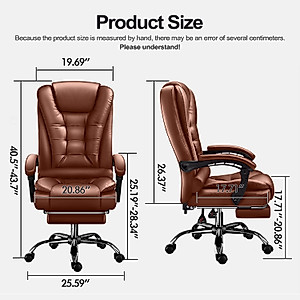 XUEGW Home Computer Chairs Office Chairs Big and Tall Desk Chair Back Support Computer Desk Chair Ergonomic High Back Cushion Lumbar Back Support