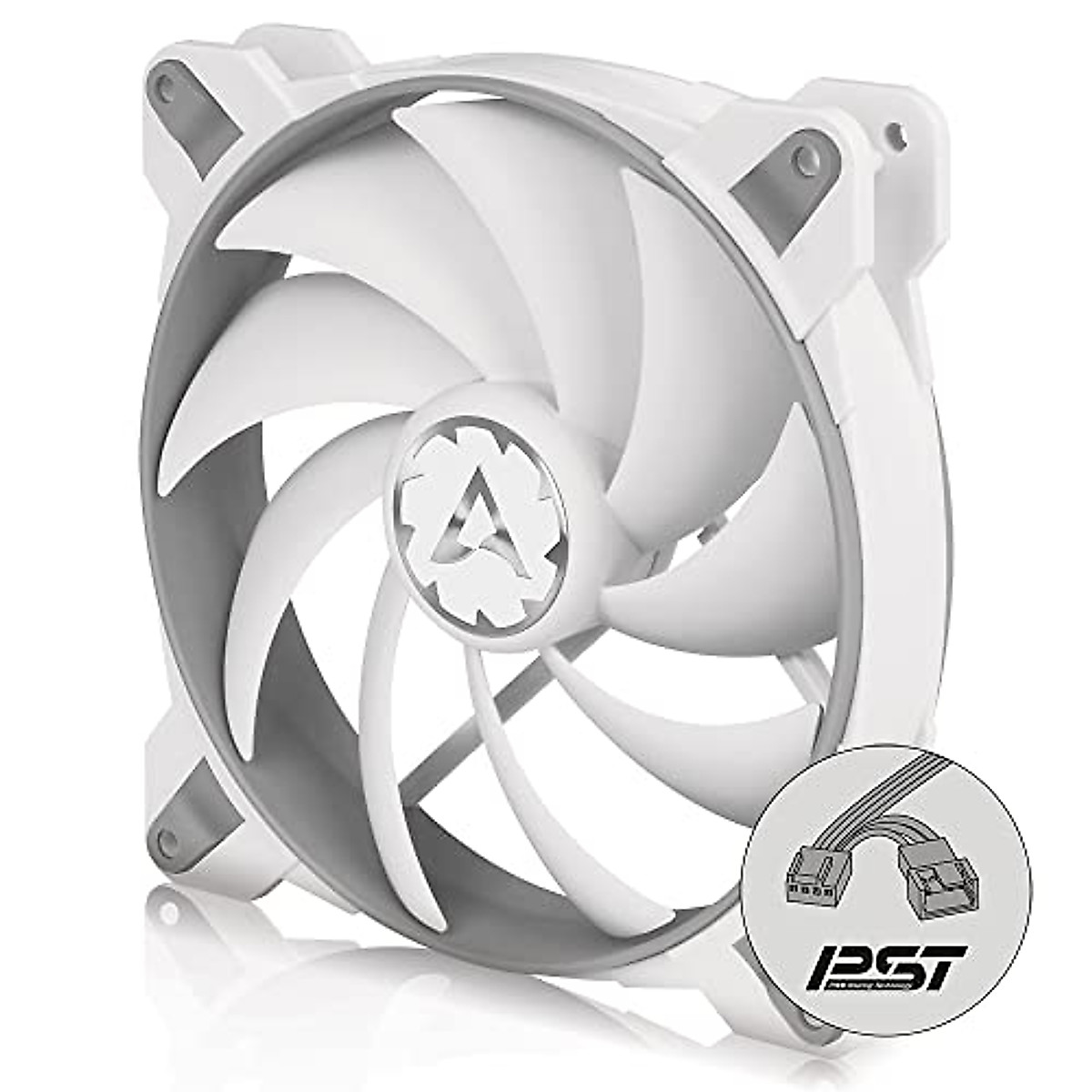 ARCTIC BioniX F140-140 mm Gaming Case Fan with PWM Sharing Technology (PST), Very Quiet Motor, Computer, Fan Speed: 200–1800 RPM - Grey/White