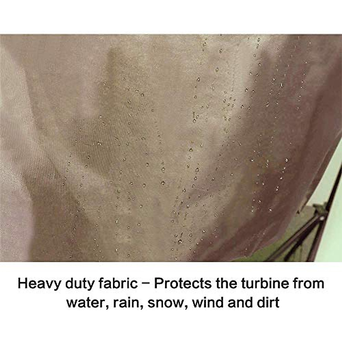 Turbine Roof Vent Cover,Turbine Ventilator Protector Shield 20"x20"inches(51cm*51cm) Waterproof Oxford Tarps Adjustable Drawstring Design (1 Pack 20‘’X20'')