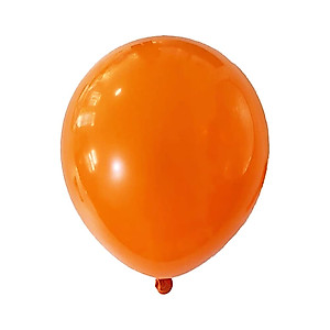 GBSAWER Orange Balloons 100 Pack 12 Inch Orange Latex Party Balloons for Birthday Kid 's Baby Shower Wedding Anniversary Bachelorette Halloween Graduation Decoration