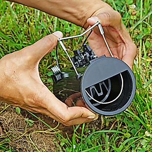 Southern Homewares Black Hole Gopher / Rodent / Mole Easy Set Spring Loaded Trap, Non-Toxic Pest Eliminator 2.0