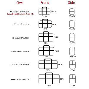 DoYiKe Extra Large Storage Duffle Bag with Zippers and Handles, Heavy Duty Blue Big Foldable Bag for Travel-38x23x11Inch