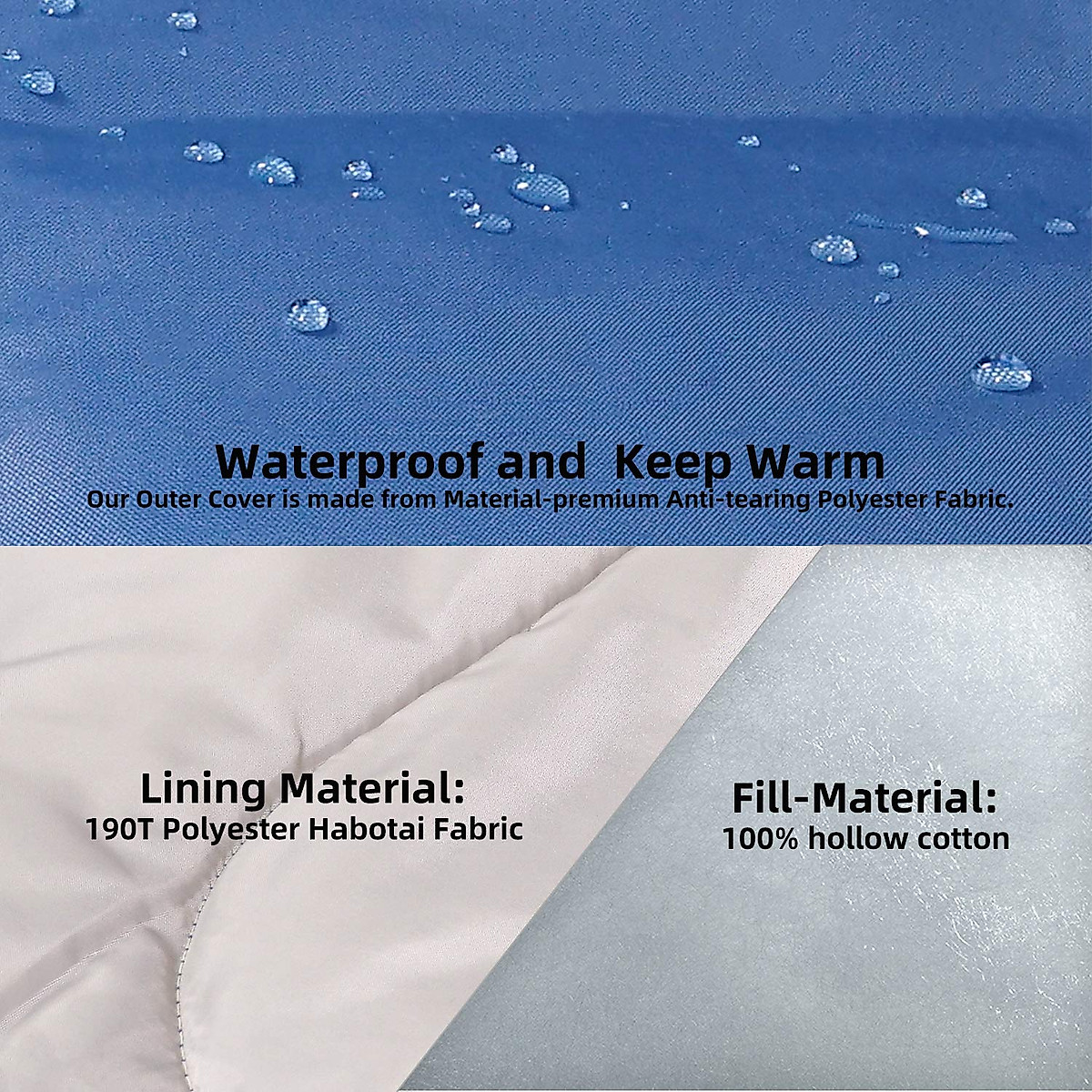 Softan Camping Hooded Sleeping Bag, Water Resistant, Ultralight and Compact Bags are Perfect for Adults Hiking, Traveling & Outdoor Activities