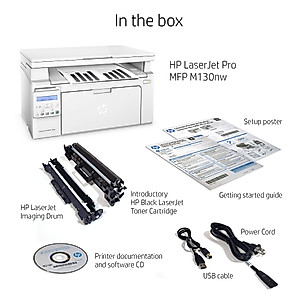 HP Laserjet Pro M130nw All-in-One Wireless Laser Printer, Amazon Dash Replenishment Ready (G3Q58A). Replaces HP M125nw Laser Printer (Renewed)