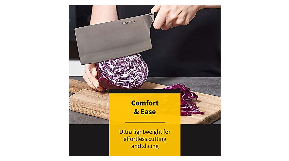 Ken Hom 7-Inch Stainless Steel Cleaver - Perfect for Meats