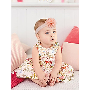 DED 30PCS Girls Headbands Chiffon Flower Bows Soft Strecth Bands Hair Accessories for Newborns Infants Toddlers and Kids