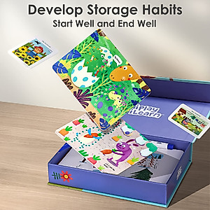 iPlay, iLearn Kids Search N Find Educational Card Game, Montesorri Learning Toys, Preschool Busy Books, Spot the Difference, Fun Dots Activites, Birthday Gifts for Ages 3-5, 4-6, 7-8 Autism Boys Girls