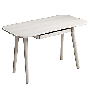 Modern Simple Style Computer Desk,Solid Wood Ergonomic Sturdy Office Desk Writing Desk for Home Office,Pc Table Notebook Study Table Workstation