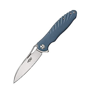 Firebird GANZO FH71 Folding Pocket Knife D2 Steel Flip Blade Anti-Slip G10 Handle with Clip Camping Hunting Gear Fishing Outdoor Folder EDC Knife (Grey)