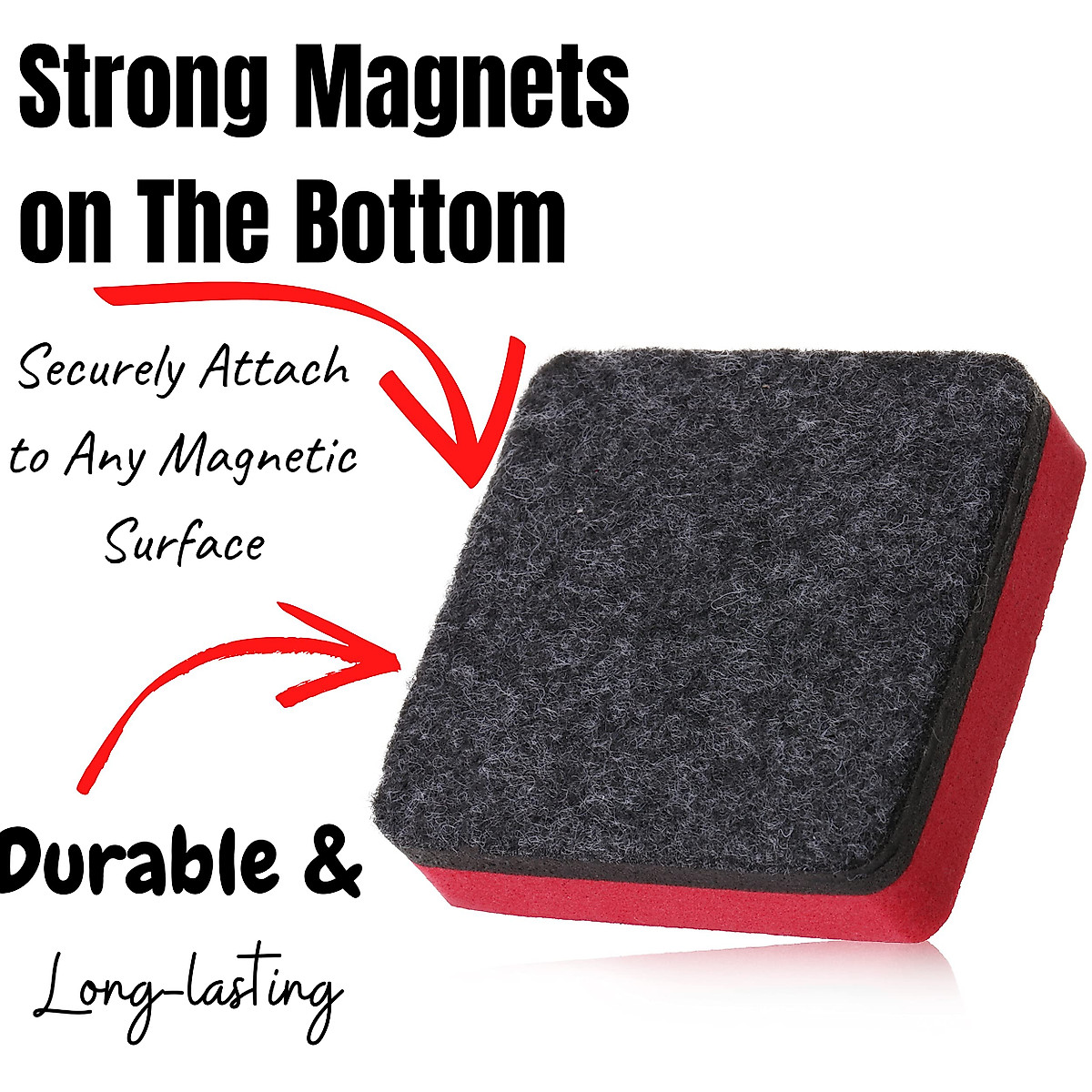 Mr. Pen- Dry Erase Erasers, 24 Pack, Dry Erasers, Dry Erase Board Erasers, White Board Erasers, Whiteboard Erasers, Small Dry Erase Eraser, Mini Dry Erasers, Magnetic Erasers, Dry Erase Marker Erasers