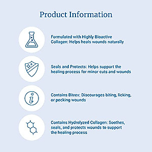 PetAg EMT First Aid Spray for Dogs - Contains Hydrolyzed Collagen with Bitrex - Soothes, Seals, and Protects Wounds - 1 fl oz