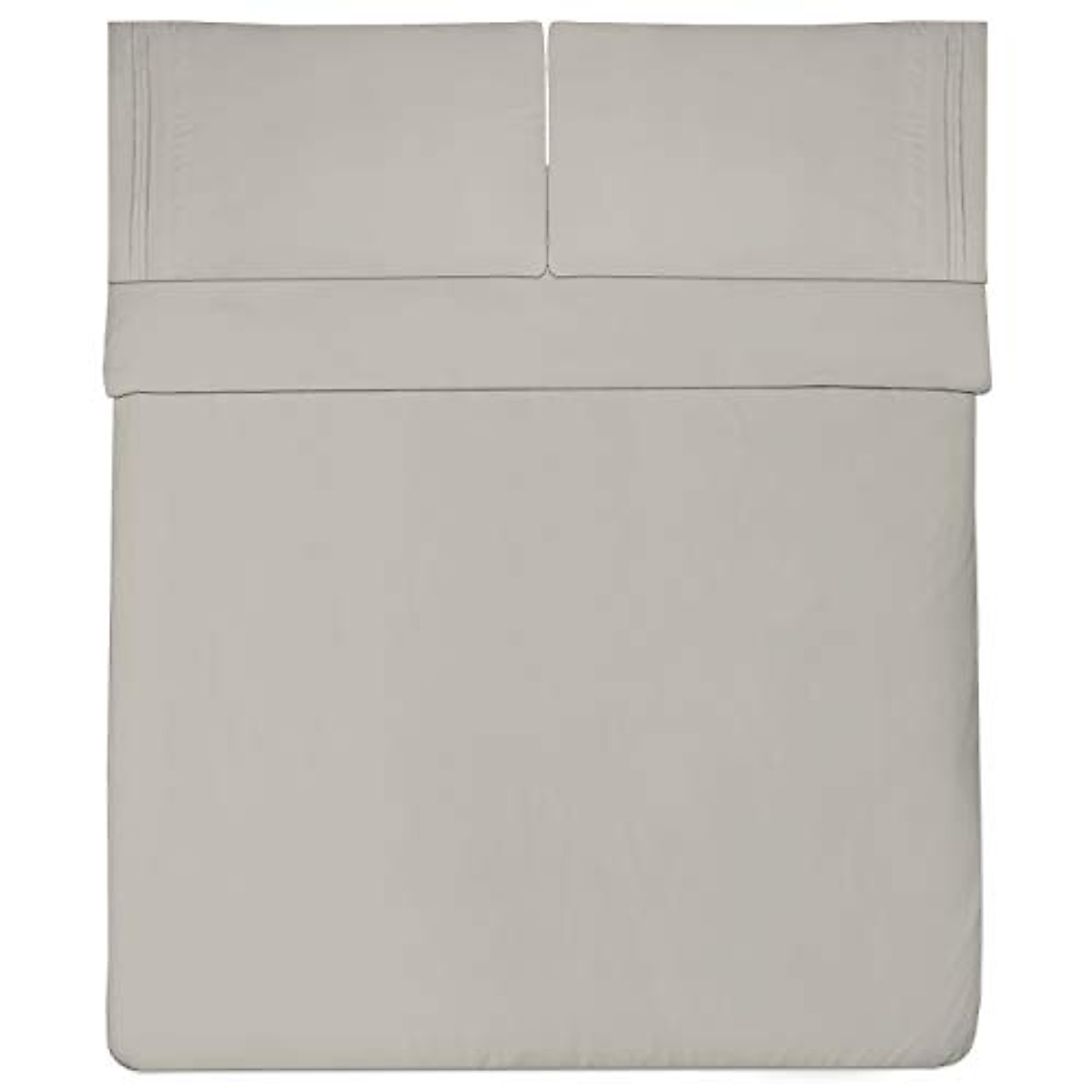 Full Size Sheet Sets - Breathable Luxury Sheets with Full Elastic & Secure Corner Straps Built In - 1800 Supreme Collection Extra Soft Deep Pocket Bedding Set, Sheet Set, Full, Silver