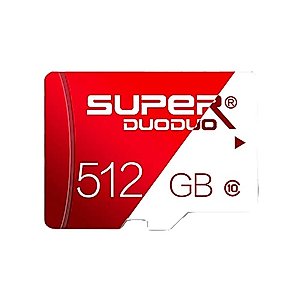 512GB Micro SD Card Class 10 Memory Card 512GB TF Card High Speed SD Card for Android Smartphone Digital Camera Tablet and Drone