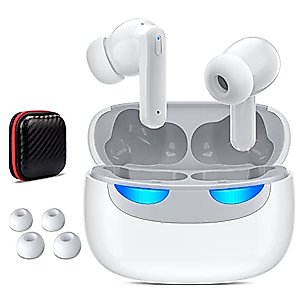 COOYA Bluetooth Headphones True Wireless Earbuds for iPhone 13 Pro Max 12 14 Bass Stereo Noise Canceling Wireless Gaming Headsets with Microphone in-Ear Earphone for Samsung S23 S22 Ultra S21 S20 A53