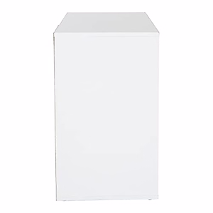 OSP Home Furnishings Ravel 40-Inch Wide Writing Desk, White