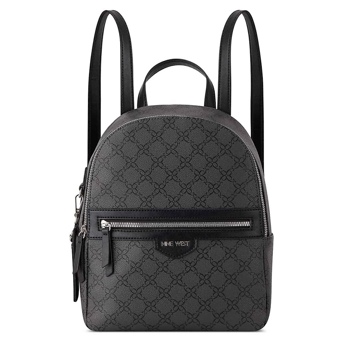 NINE WEST Whidbey Medium Backpack Jet Black Logo One Size