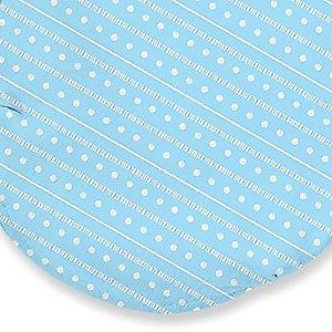 SwaddleMe Luxe Whisper Quiet Swaddle – Size Small/Medium, 0-3 Months, 2-Pack (Building Blocks) Extra-Soft Newborn Swaddle Wrap With Silent Fabric Closure and Bottom Zipper for Diaper Changes