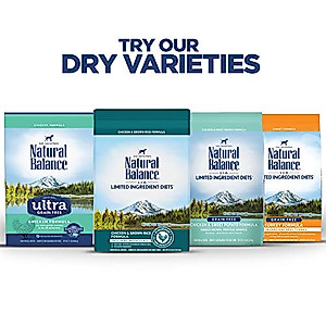 Natural Balance Limited Ingredient Mini-Rewards Salmon Grain-Free Dog Training Treats for Dogs | 5.3-oz. Canister