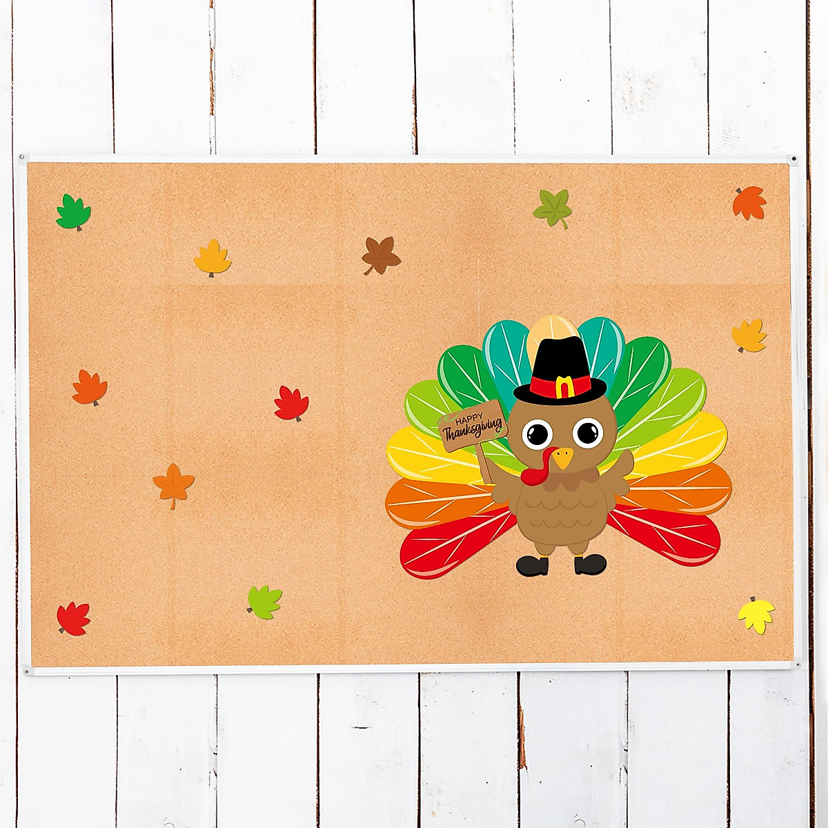 Turkey Bulletin Board Decoration Set Thanksgiving Turkey Cutouts Fall Classroom Decor School Supplies