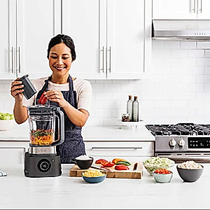 Ninja CO401B Foodi Power Blender Ultimate System with 72 oz Blending & Food Processing Pitcher, XL Smoothie Bowl Maker and Nutrient Extractor* & 7 Functions, Black (Renewed)