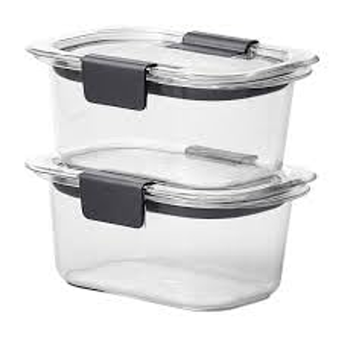 Stoge Rubbermaid Brilliance bundle Food Storage Containers, 1.3 Cup (2 pack)