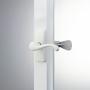 Ideal Security GL Lever Handle Set for Storm Doors and Screen Doors, Storm Door Handle Replacement, Screen Door Handle, White