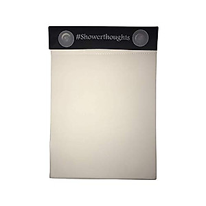 HealPT Waterproof Shower Notepad with Pencil - Shower Notebook with Waterproof Paper