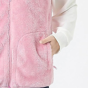 ysgfhgjw Deals Of The Day Fleece Heated Vest For Men Women 2023 Winter Casual Sleeveless Zip Up Warm Heated Vest Jacket (Not Included Battery) Pink Xxl